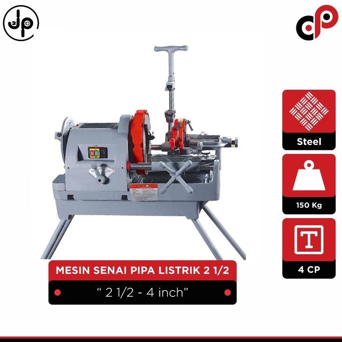 Jual Mesin Senai Pipa Listrik 1/2" - 4" Cp | Pipe Threading Machine 4 ...