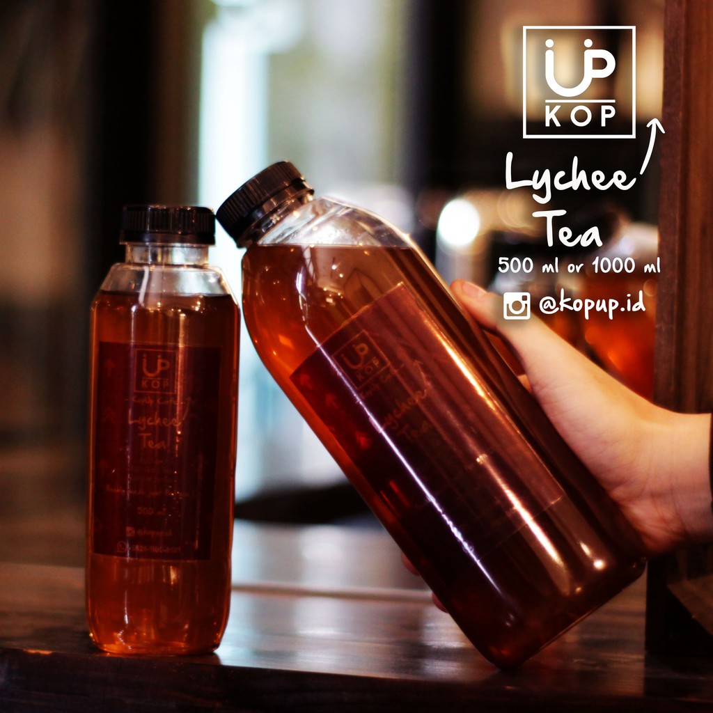 Jual LYCHEE TEA 500 ML LECI TEH HITAM MINUMAN BOTOL | Shopee Indonesia