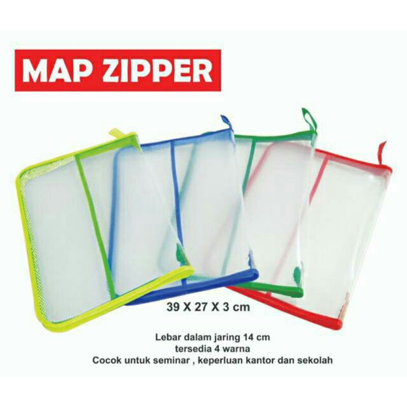 Jual MAP TAS RESLETING F4 TRANSPARAN | Shopee Indonesia