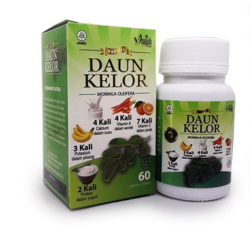 Jual Kapsul Daun Kelor isi 60 Kapsul - Moringa Oleifera | Shopee Indonesia