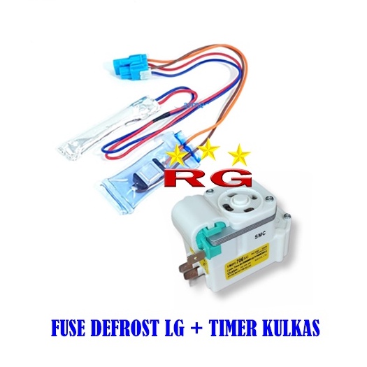 Jual TIMER KULKAS + DEFROST LG 2 PINTU 1 SET | Shopee Indonesia