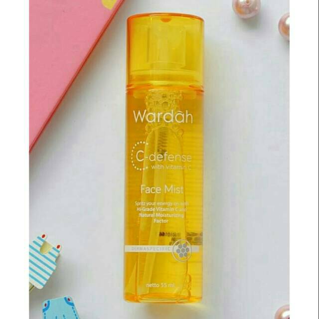 Jual WARDAH C-DEFENSE FACE MIST 55 ML | Shopee Indonesia