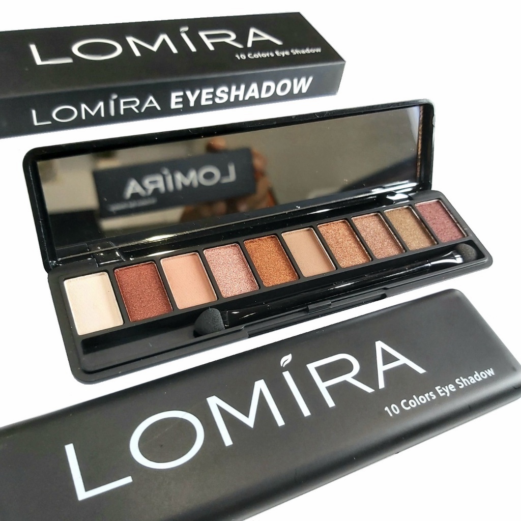 Jual Lomira Eyeshadow Palette 10 Colors - Original Bpom - Eyeshadow 10 ...