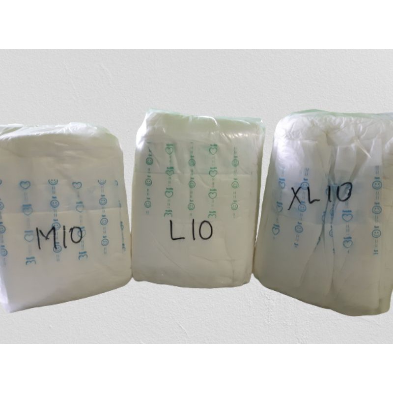 Jual popok dewasa model perekat isi 10 pcs.. | Shopee Indonesia