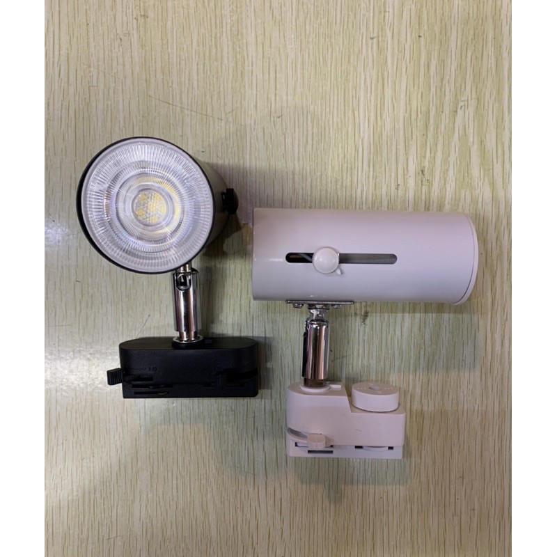 Jual Lampu Rel Spotlight Led 7 watt 7W Rail Track Lamp Set Fiting Rel ...