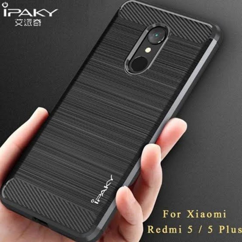 Jual XIAOMI REDMI 5 PLUS 5A CASE SLIM FIT CARBON SOFTCASE FIBER MULTI ...