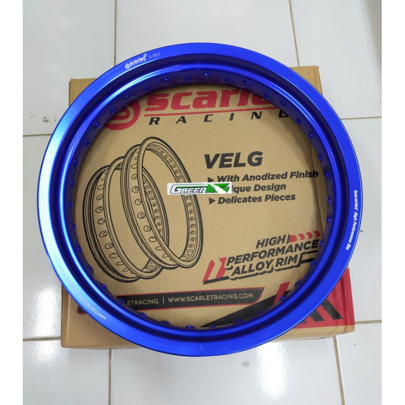 Jual velg Scarlet 350-17 MT blue | Shopee Indonesia