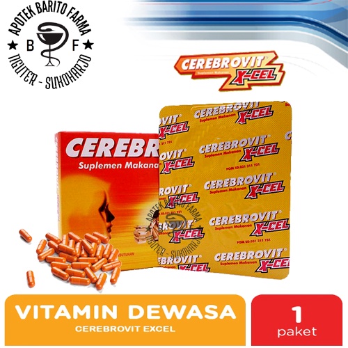 Jual Cerebrovit X-Cel 10 Kapsul | Shopee Indonesia