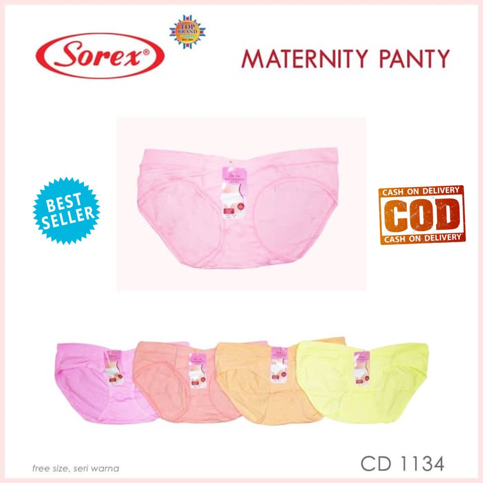Jual Sorex Celana Dalam / CD Ibu Wanita Hamil Lembut Cutting Mini Maternity Panty Sorex 1134 COD ...