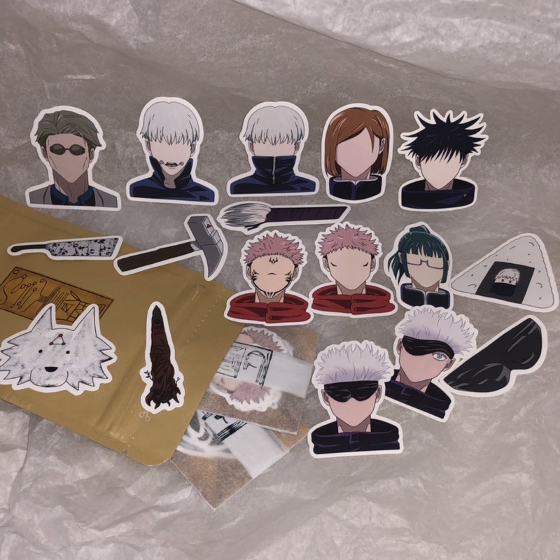 Jual JUJUTSU KAISEN (characters head) 2.0 - Sticker Pack | Shopee Indonesia