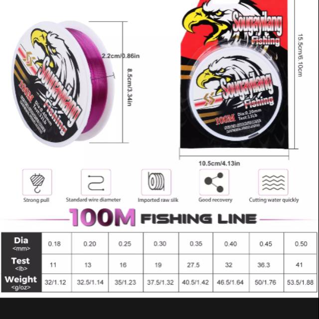 Jual Senar pe 27 lb 100 m | Shopee Indonesia