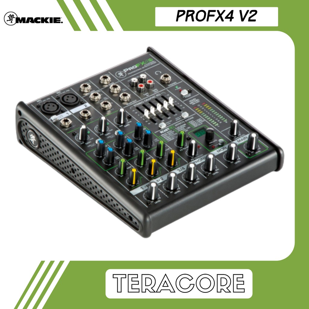 Jual Mackie ProFX4 V2 Pro FX 4 Mixer Analog 2 Channel dengan EQ dan ...