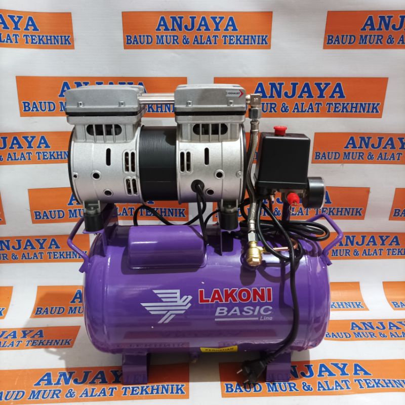 Jual LAKONI - Compressor Basic 25 S / Oil-Less Kompresor 0.75 HP 24 ...