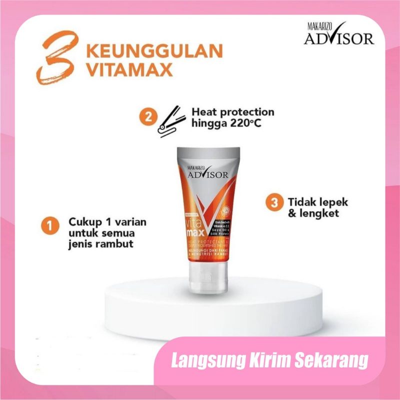 Jual Makarizo advisor hair recovery vitamax 8ml | Shopee Indonesia