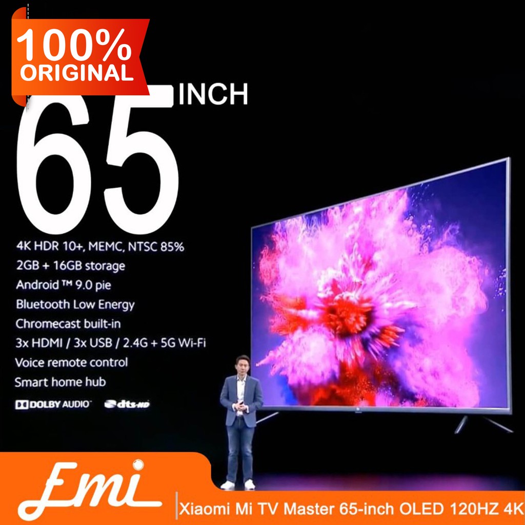 Jual Xiaomi Mi TV Master 65" inch OLED 120HZ 4K Smart TV | Shopee Indonesia