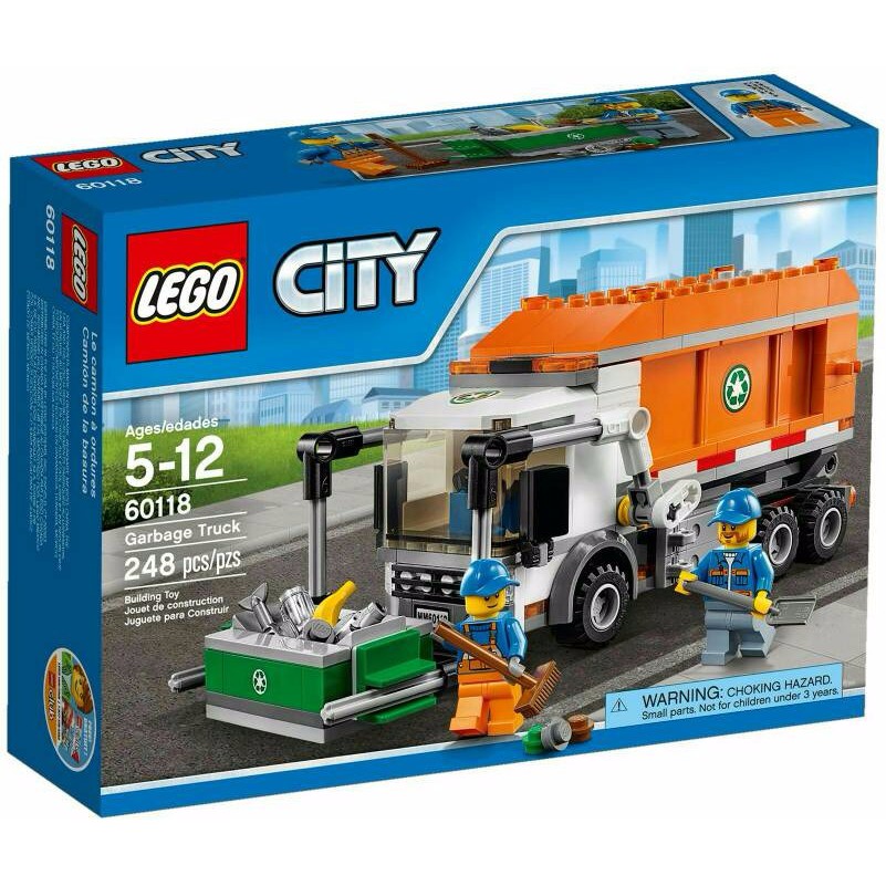 Jual Lego City 60118 Garbage Truck KS96 | Shopee Indonesia
