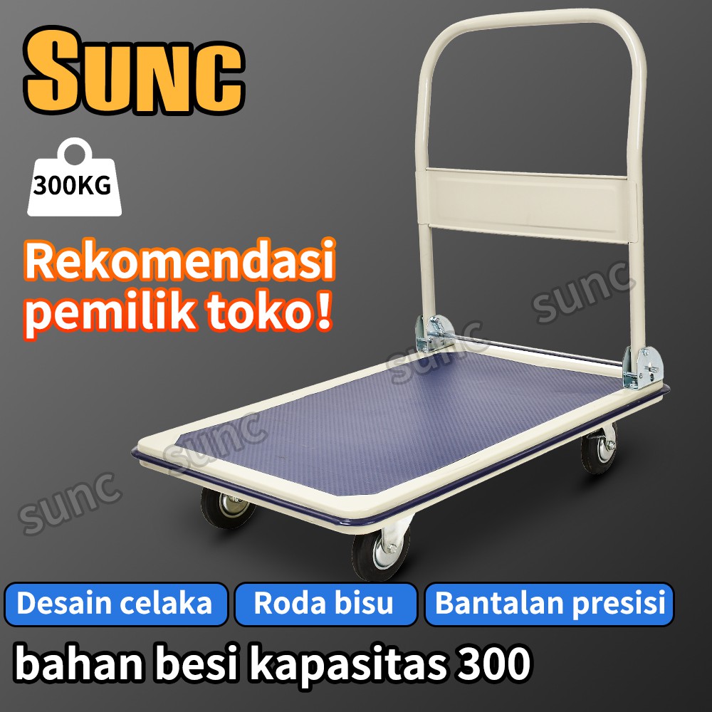 Jual Trolley Barang Trolly Troli Lipat Troli Besi 300kg | Shopee Indonesia