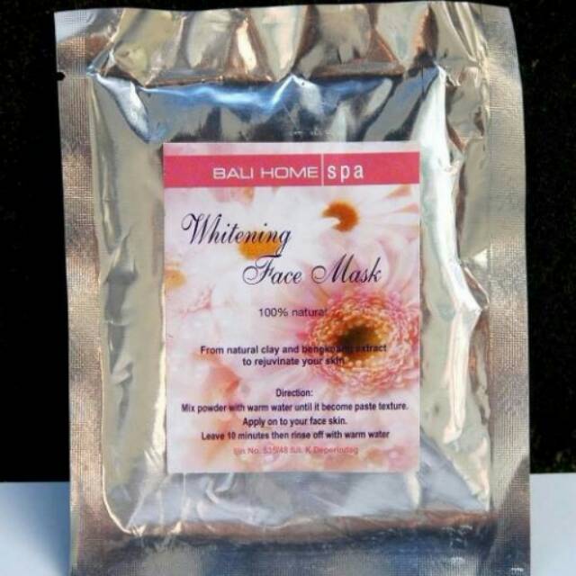 Jual Whitening Face Mask Bali Home Spa | Shopee Indonesia