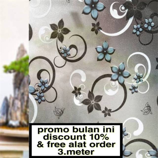 Jual sticker/stiker kaca/kaca film/pelapis kaca/stiker motif/stiker ...
