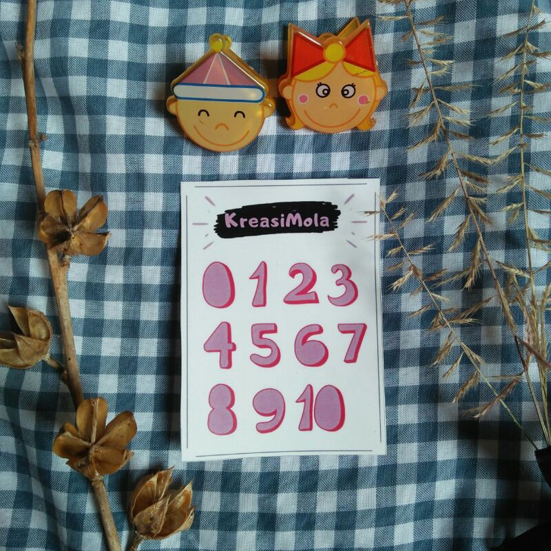 Jual Journal Sticker Angka Number | Shopee Indonesia