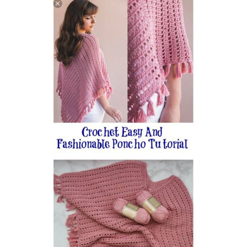 Jual PONCHO RAJUT HANDMADE | Shopee Indonesia