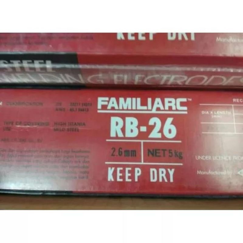Jual Kawat Las Besi KOBE STEEL RB26 2.6-MM Kemasan 1Kg | Shopee Indonesia