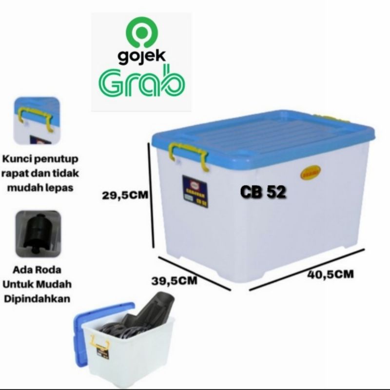Jual BOX CONTAINER SHINPO CB 52/KOTAK PENYIMPANAN BARANG SERBAGUNA ...
