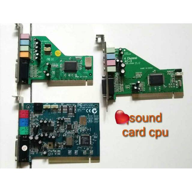 Jual Sound card pcikomputer suara halus, enak,kuat | Shopee Indonesia