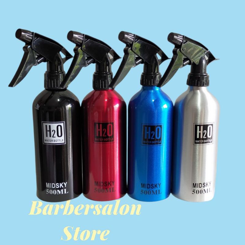 Jual Botol Spray H2O Midsky 500ml Kaleng | Shopee Indonesia