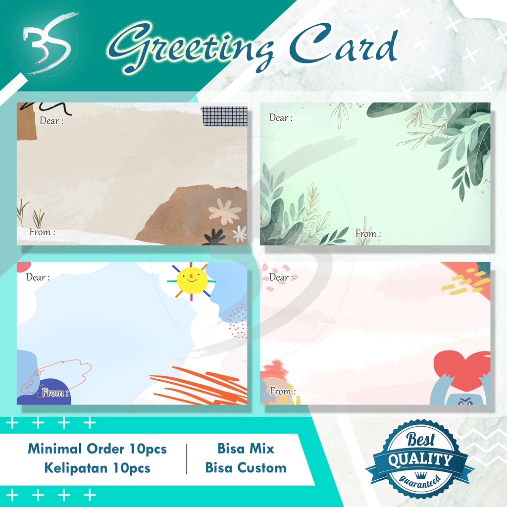 Jual GREETING CARD POLOS | KARTU UCAPAN | GIFT CARD | KARTU UCAPAN ...