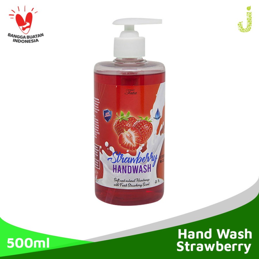 Jual TATA HAND WASH ANTIBACTERIAL STRAWBERRY 500ML (THWS) | Shopee ...