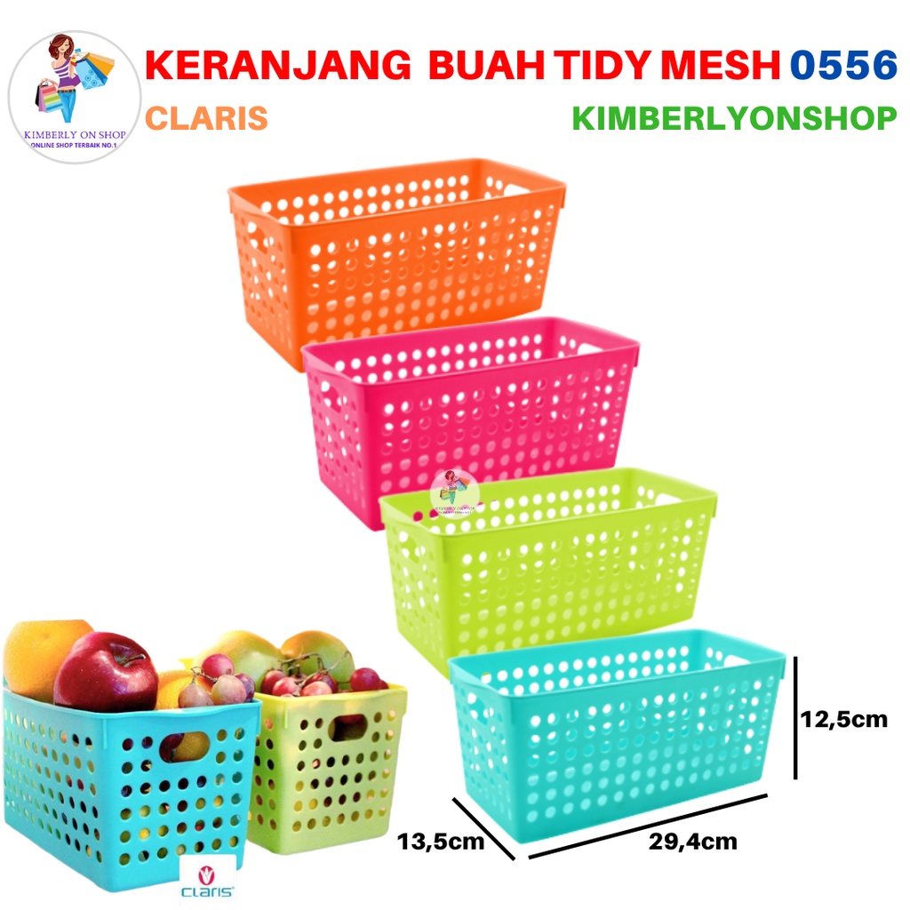 Jual Keranjang Nampan Kotak Tidy Mesh Serbaguna Tray Small 0556 Claris | Shopee Indonesia