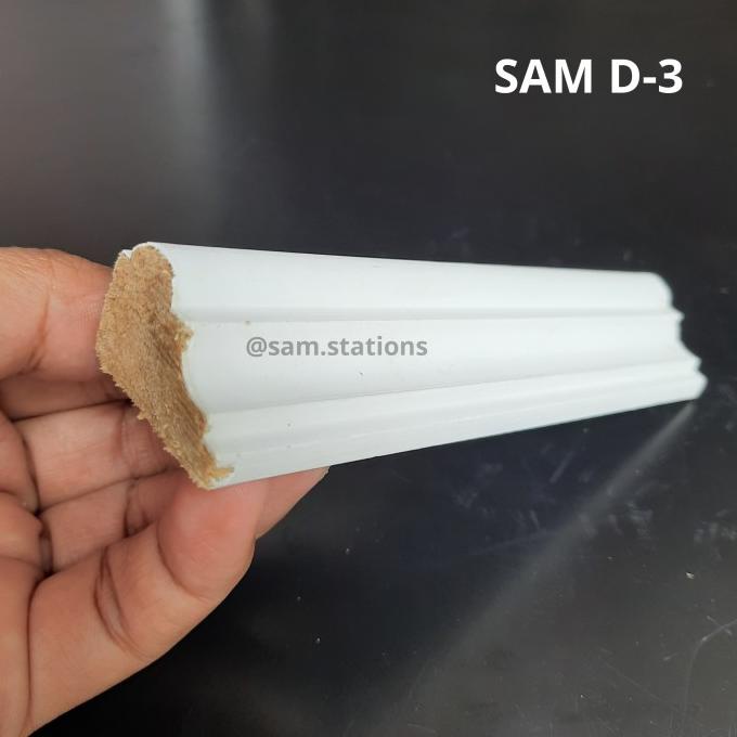 Jual READY COD SAM-D3 LIS KAYU WALL MOULDING MOLDING WAINSCOTING LIST ...