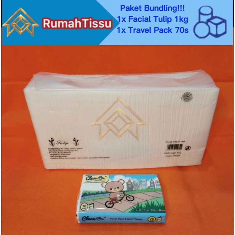 Jual [BUNDLING 70 BEBAS ONGKIR] Tisu Tissue Tulip Facial Tissue 1000 ...