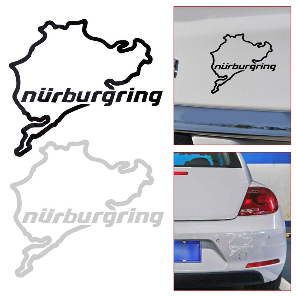 Jual Stiker Mobil Nurburgring Map Racing Track - Car Sticker | Shopee ...