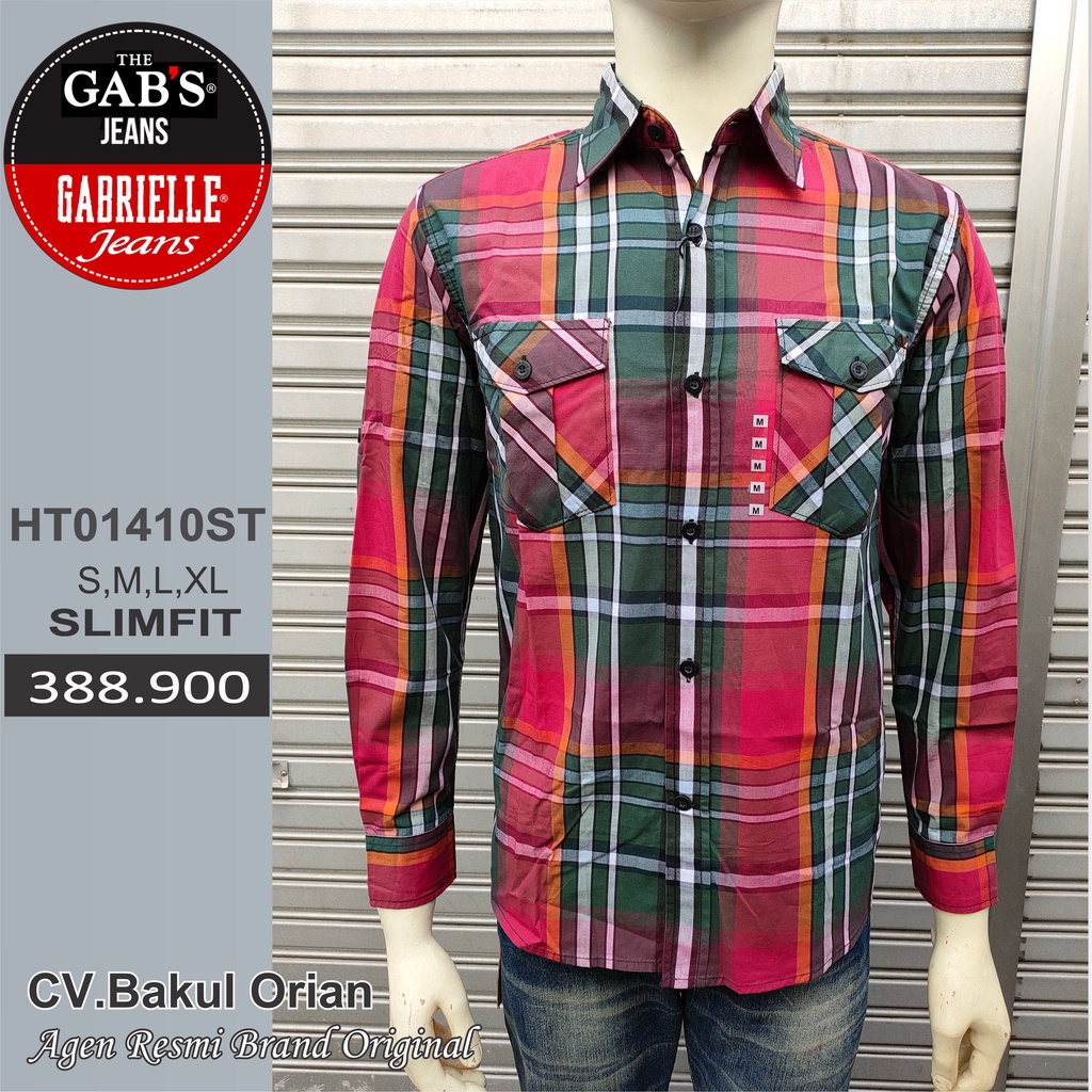 Jual Kemeja Pria Gabrielle Gab's Original - HT01410ST | Shopee Indonesia