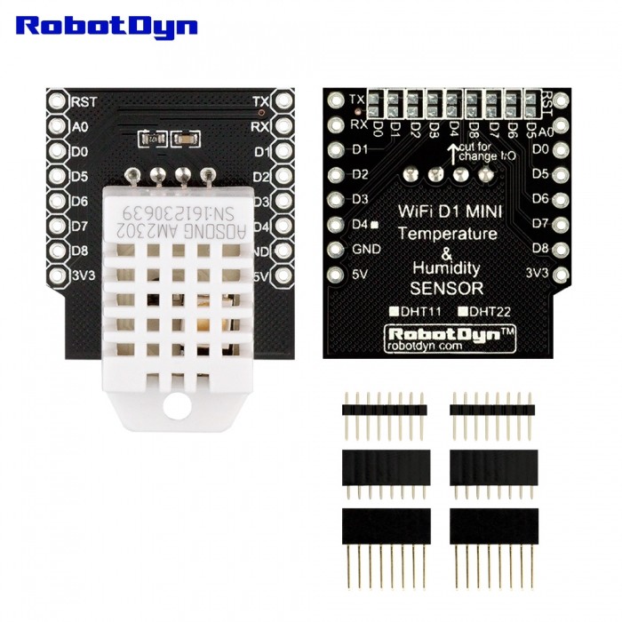 Jual Wemos D1 Mini DHT22 DHT-22 Module Sensor Shield Suhu & Kelembapan ...