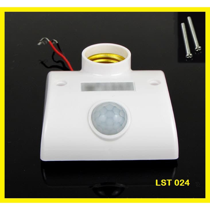 Jual Motion Sensor E27 Fitting Lampu 220v Otomatis Deteksi Gerakan ...