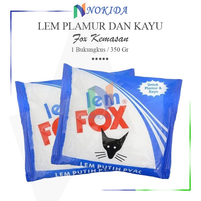 Jual Nokida Lem Plamur Tembok Dan Kayu Fox 350 Gram / Lem Fox Kayu ...