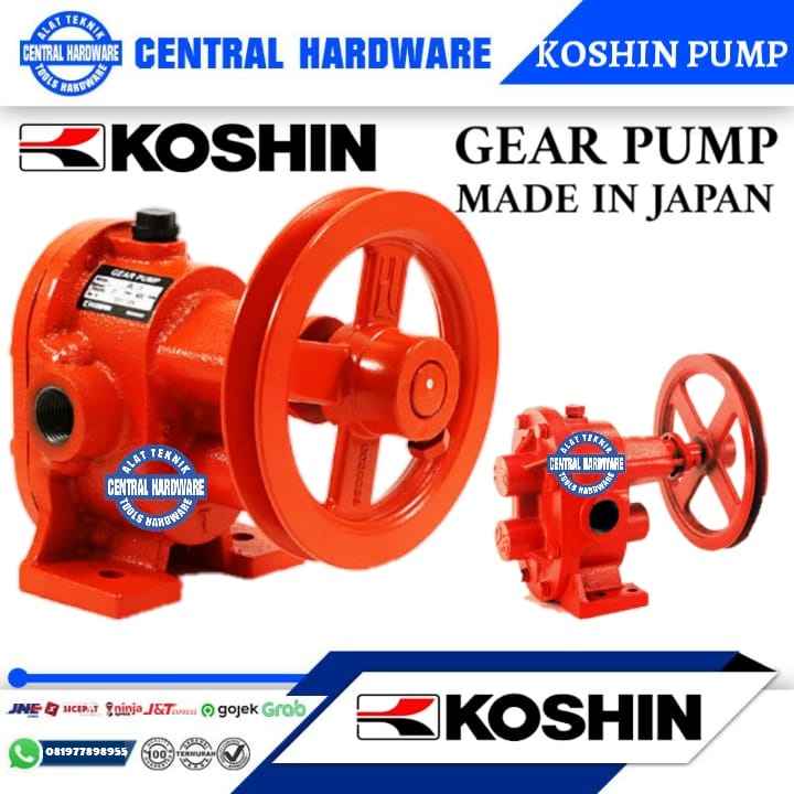 Jual KOSHIN GC-20 SERIES GEAR PUMP BODY CAST IRON MADE IN JAPAN | Shopee Indonesia
