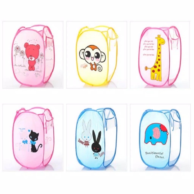 Jual BOLO [KL] Keranjang Lipat Karakter Laundry | Shopee Indonesia