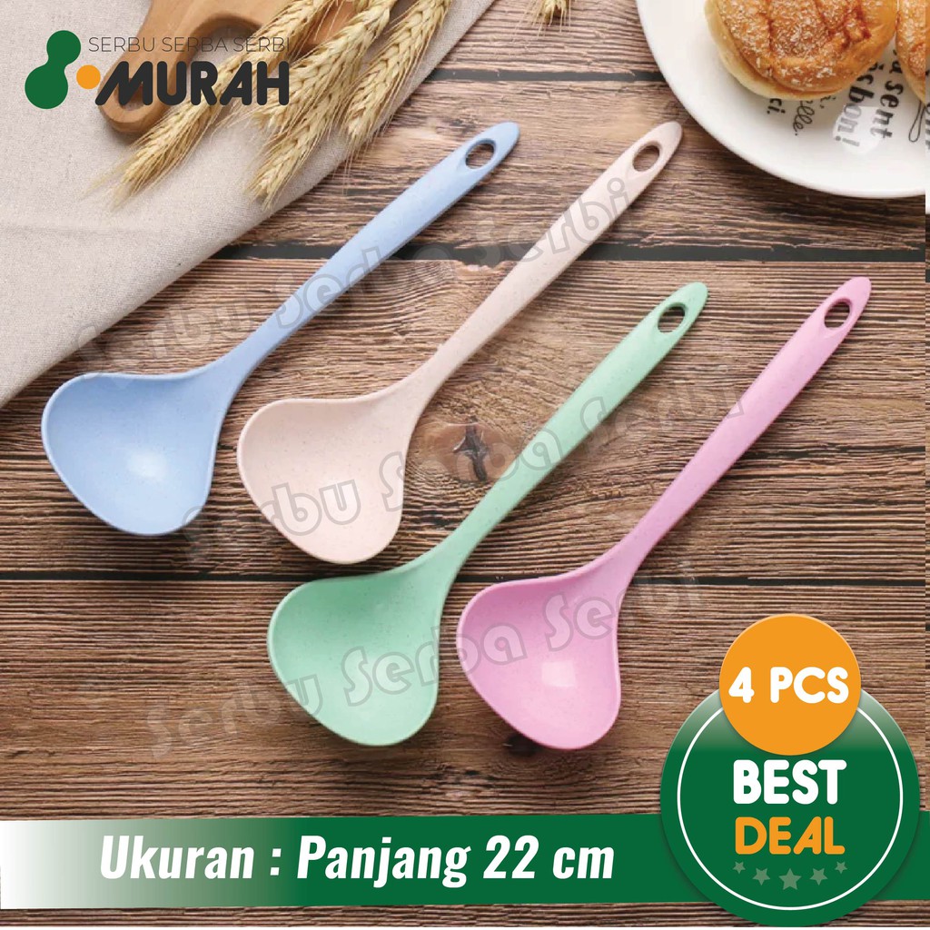 Jual SERBU MURAH - PAKET BUNDLING HEMAT - 4 PCS Sendok Sayur Besar Kuah ...