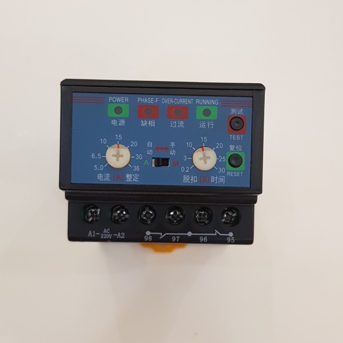 Jual CURRENT PROTECTION RELAY WCJ1 / AS PHASE OVERFLOW PROTECTOR THREE HOLE | Shopee Indonesia