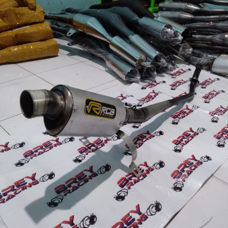 Jual knalpot racing oval rcb buat motorjupiter supra x supra fit ...