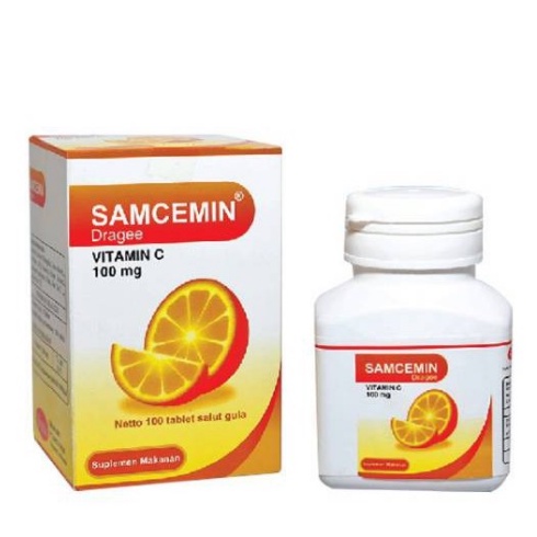 Jual Samcemin Dragee Vitamin C 100mg | Shopee Indonesia