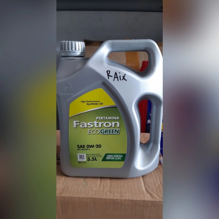 Jual Oli mesin Fastron Eco Green 0w-20 3.5 Liter | Shopee Indonesia