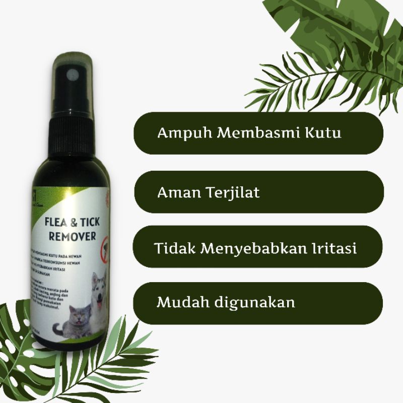 Jual Obat Kutu Kucing Spray Aman Terjilat Flea & Tick Remover | Shopee ...