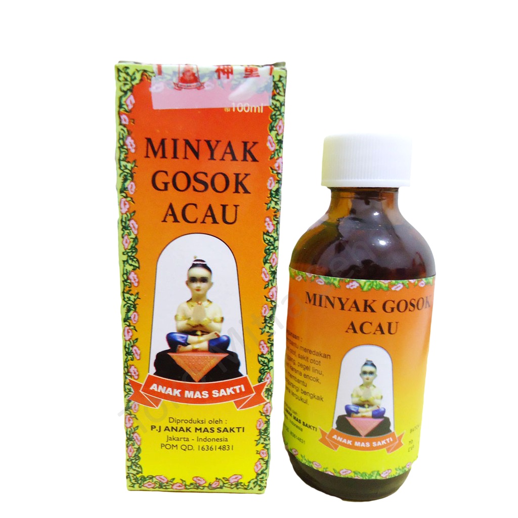 Jual MINYAK GOSOK ACAU 100ml MINYAK GOSOK NYERI OTOT / KESELEO / ENCOK ...