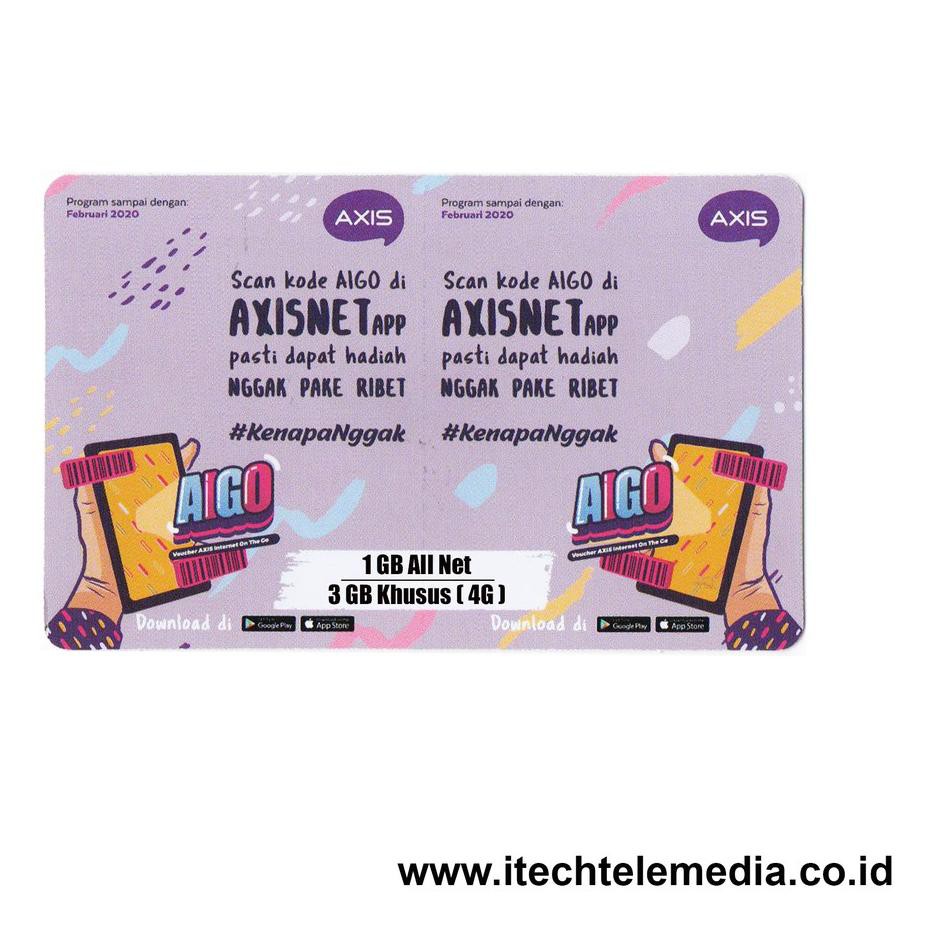 Jual V Axis Owsem 1GB + 3GB + 4GB (8GB) [KODE BARANG 75] | Shopee Indonesia