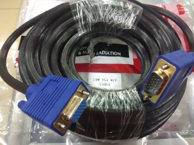 Jual Netline Kabel VGA Female to Male 10Meter Gold Plate | Shopee Indonesia